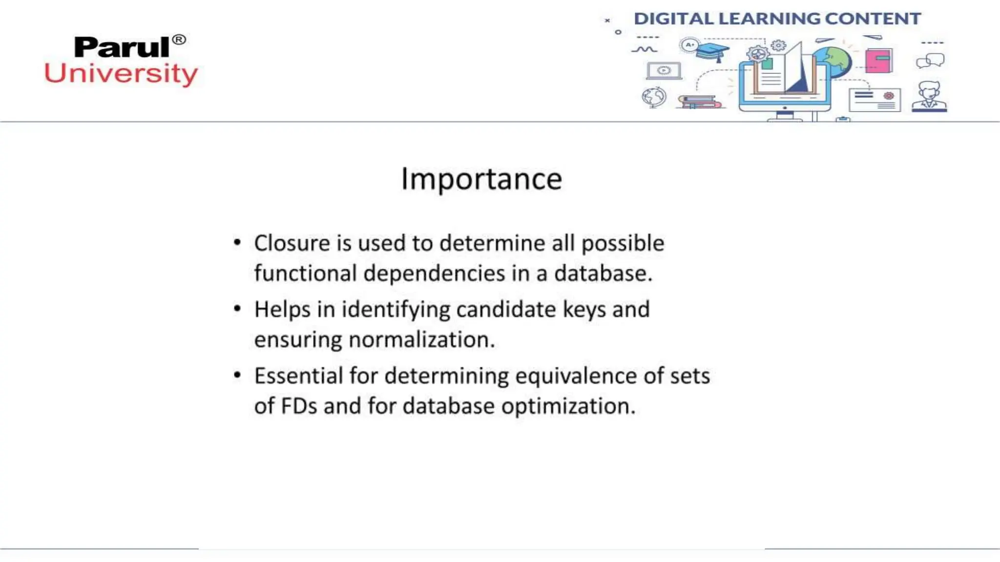 Relational Database Design Functional Dependency – definition, trivial ...