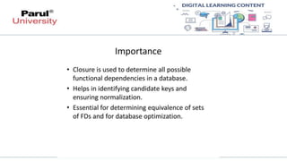Relational Database Design Functional Dependency – definition, trivial ...