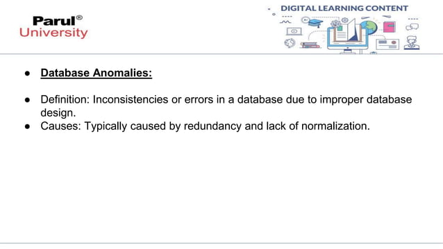Relational Database Design Functional Dependency – definition, trivial and non-trivial FD ...