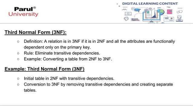 Relational Database Design Functional Dependency – definition, trivial ...