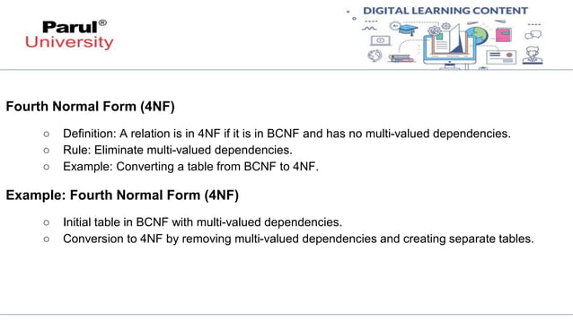 Relational Database Design Functional Dependency – definition, trivial ...