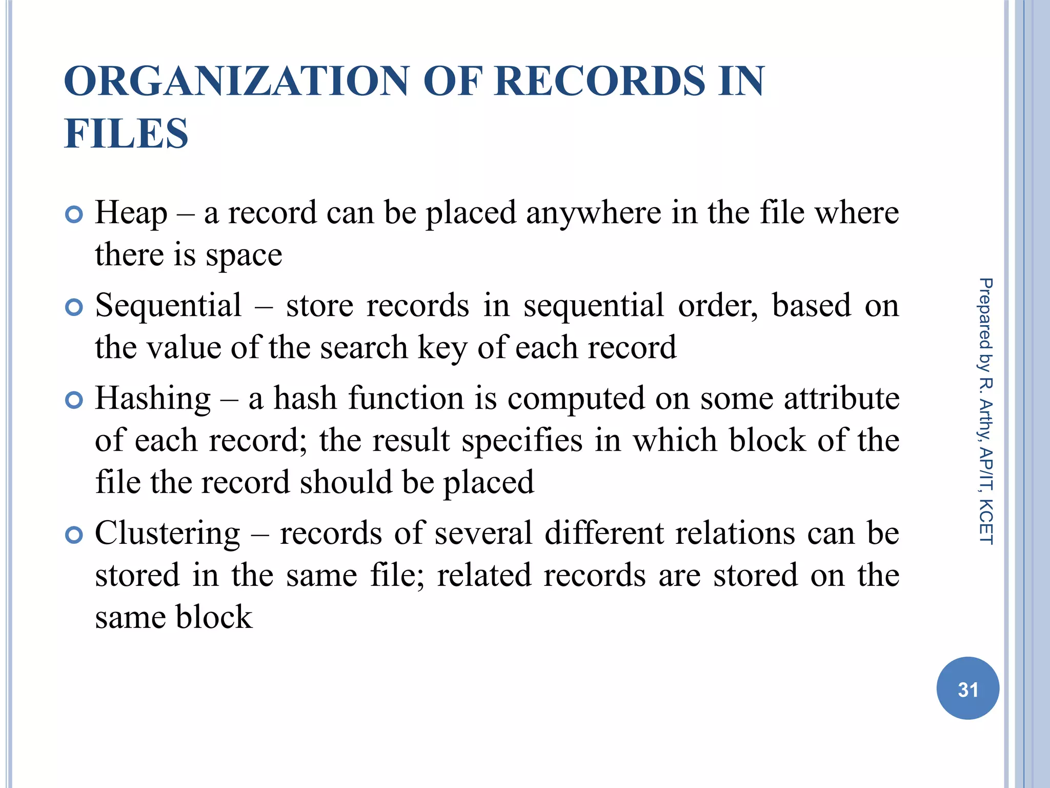 DBMS Unit IV and V Material | PDF