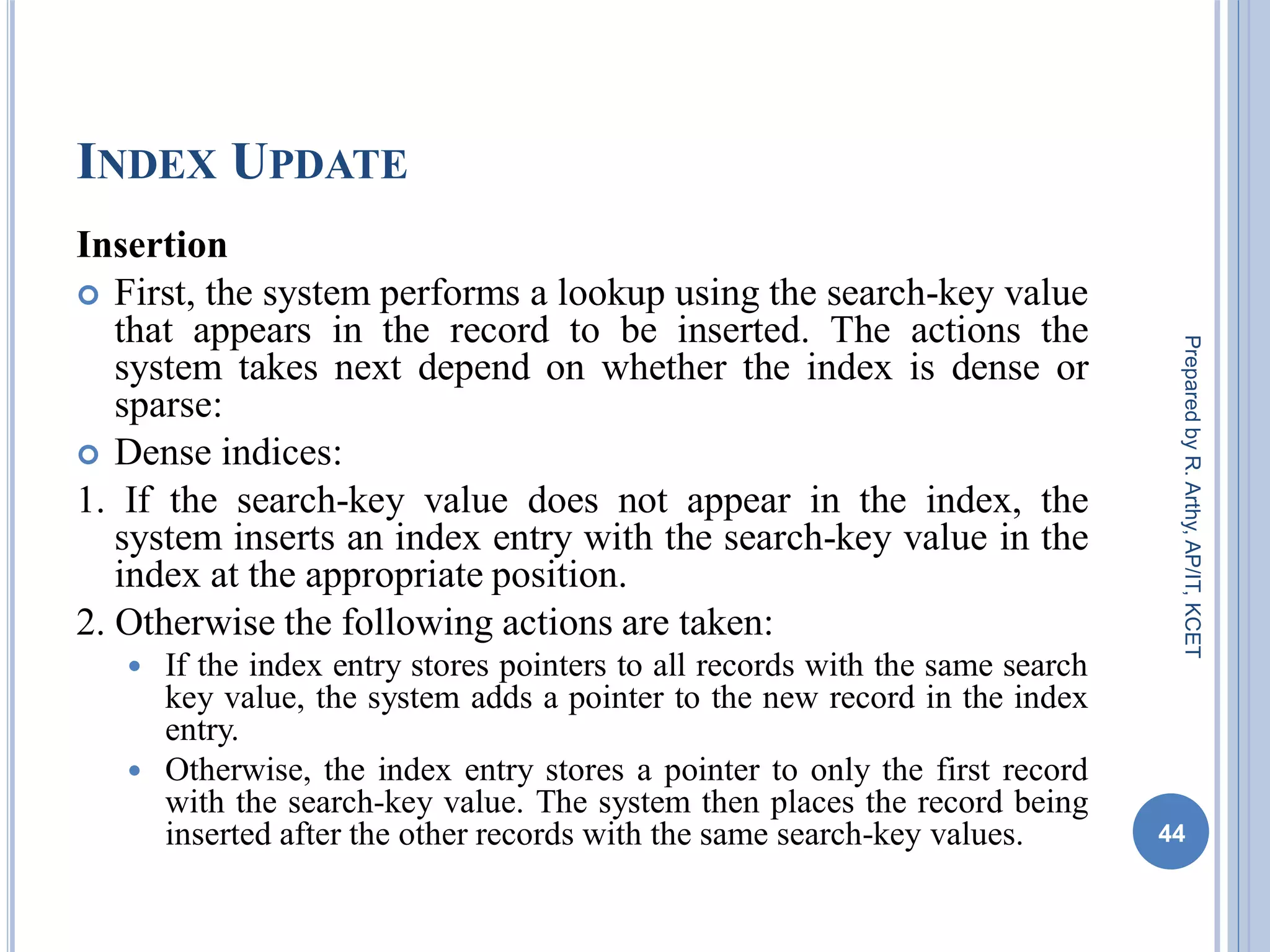 DBMS Unit IV and V Material | PDF