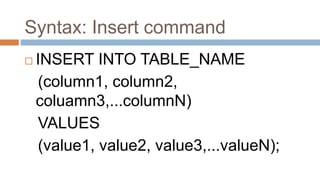 GPREC DBMS Notes 1 | PPTX