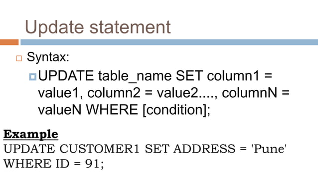 GPREC DBMS Notes 1 | PPT