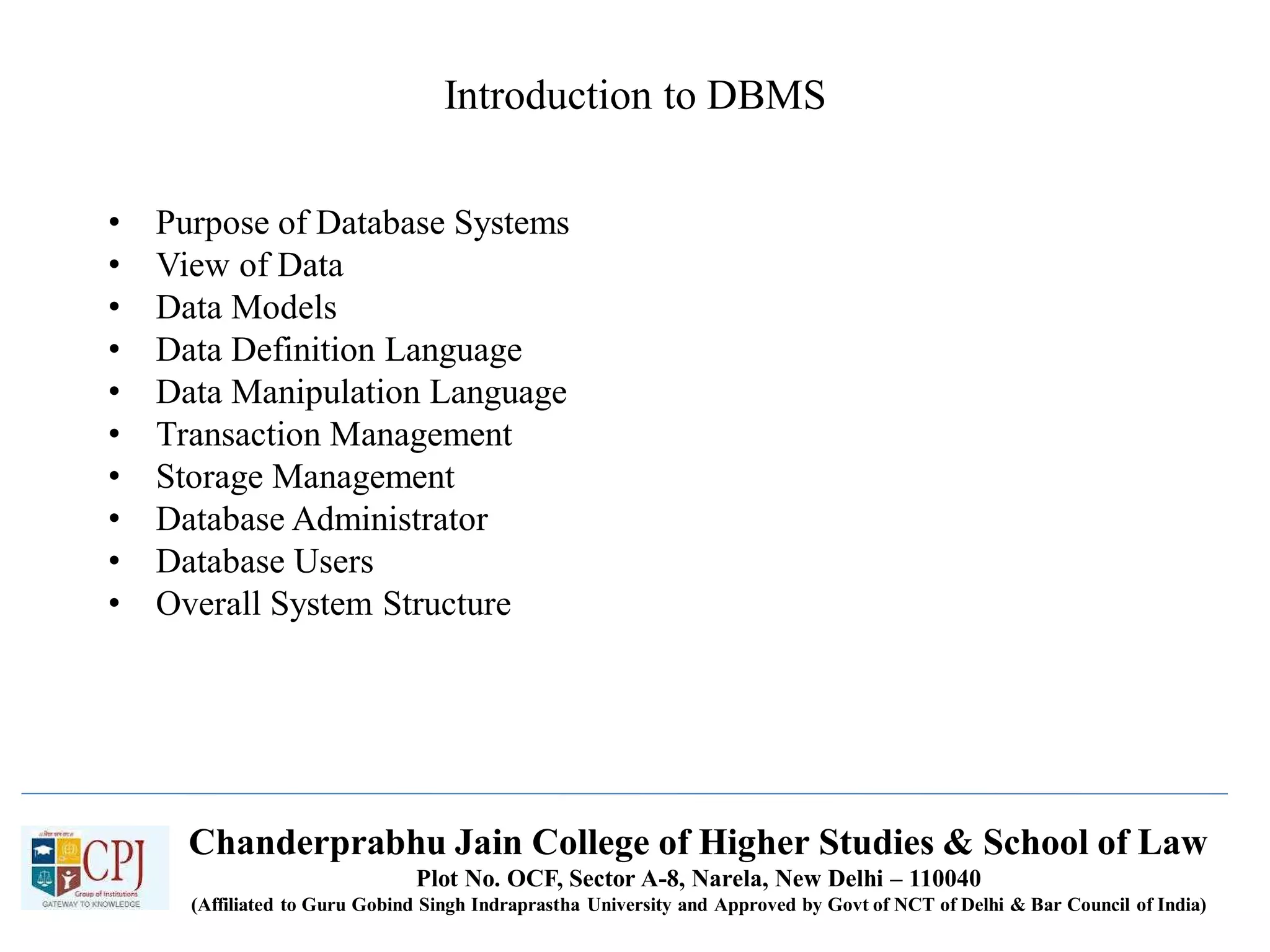 Introduction To Database Management System | PDF