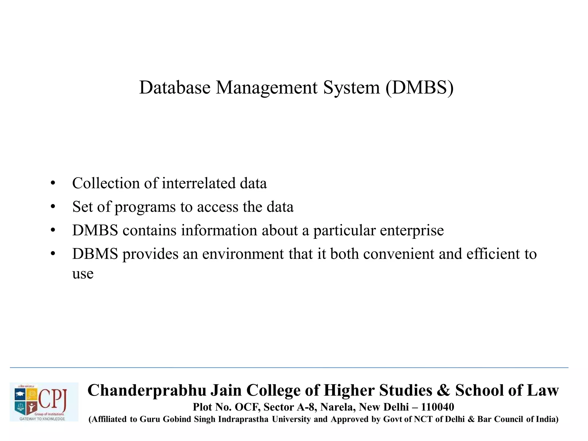 Introduction To Database Management System | PDF