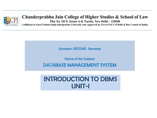 Introduction To Database Management System | PDF