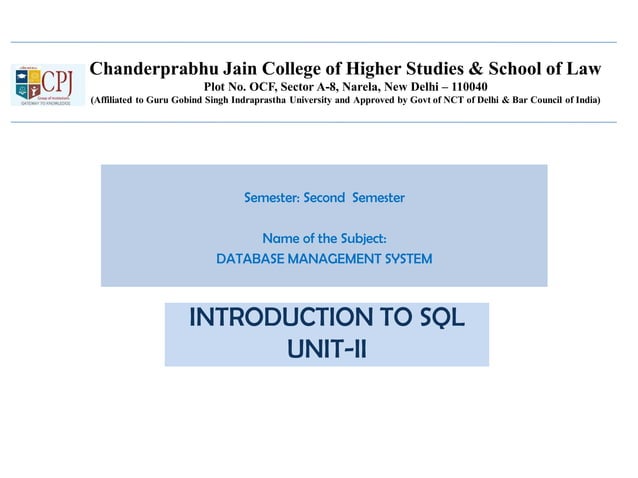 Introduction To Database Management System | PDF