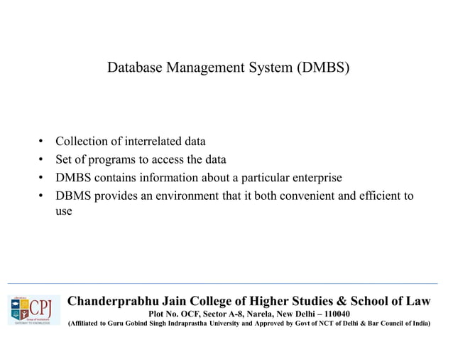 Introduction To Database Management System | PDF
