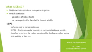 DBMS 14.pptx 44444444444444444444444444444444444444444 | PPTX