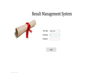 Result Management System | PPTX