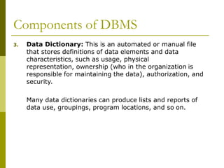 Dbms | PPT