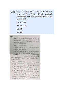 Dbms question paper | DOCX