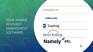 Human Resources Management Software | PPTX