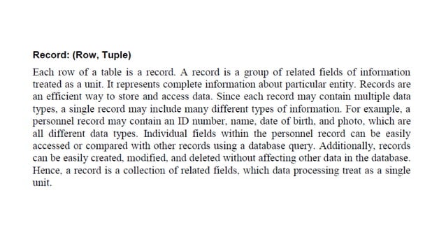 Database Management System A Complete PPT for XII | PPTX | Databases | Computer Software and ...