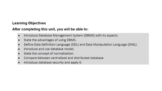 Database Management System A Complete PPT for XII | PPTX