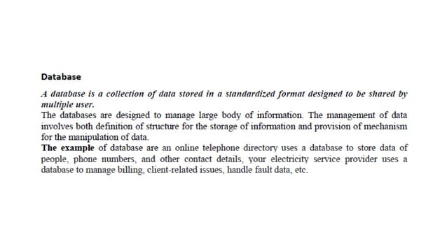 Database Management System A Complete PPT for XII | PPTX | Databases | Computer Software and ...