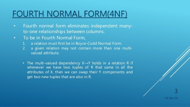 Dbms 4nf And 5nf