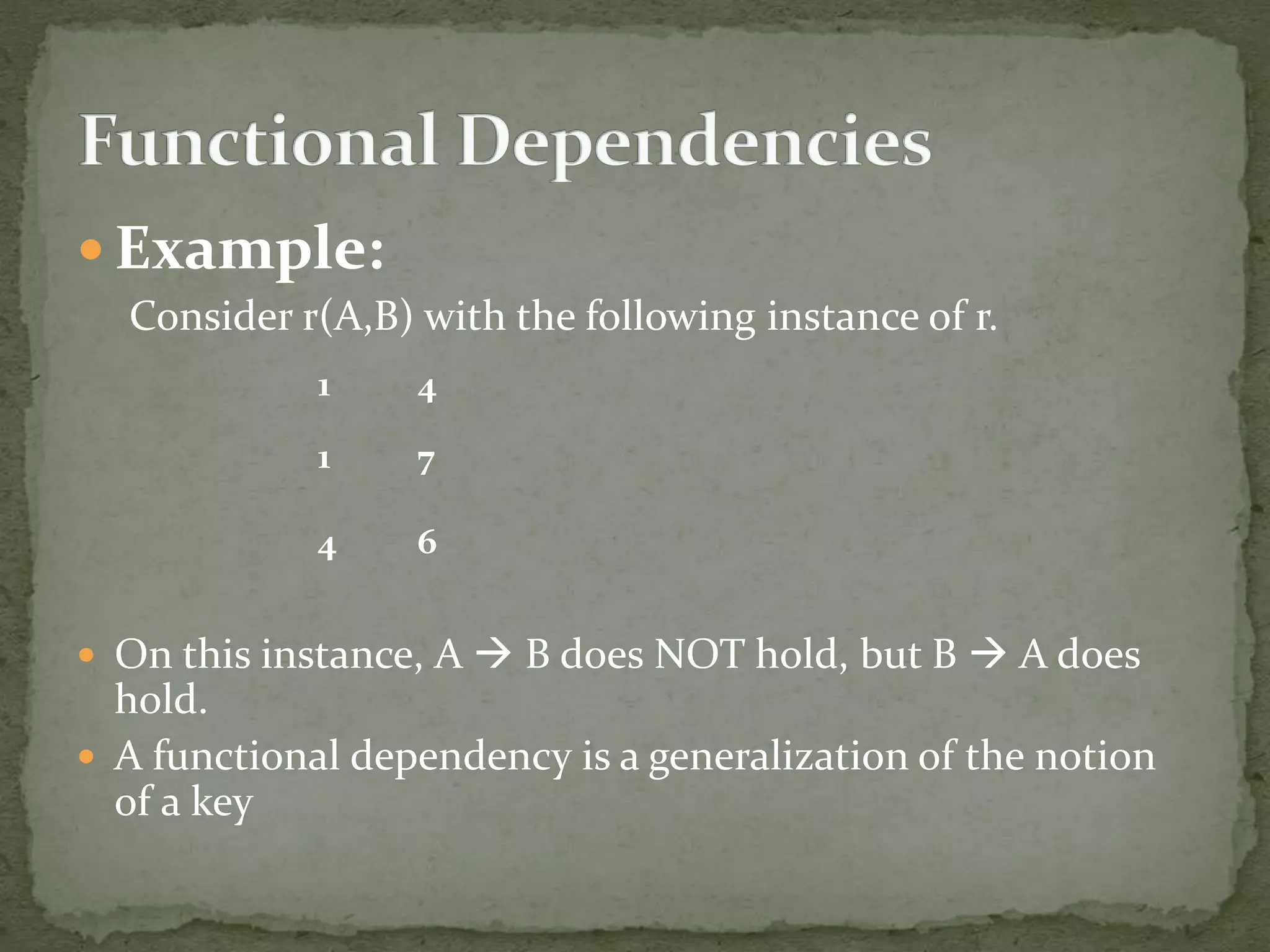 Decomposition Using Functional Dependency Ppt