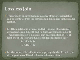 Decomposition using Functional Dependency | PPTX