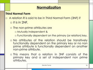 DBMS - Normalization | PPT
