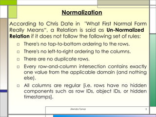DBMS - Normalization | PPT