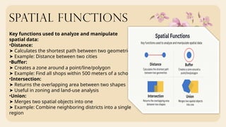 power point presentation on spatial database | PPT