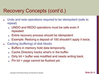 Database recovery techniques and slides pptx | PPT
