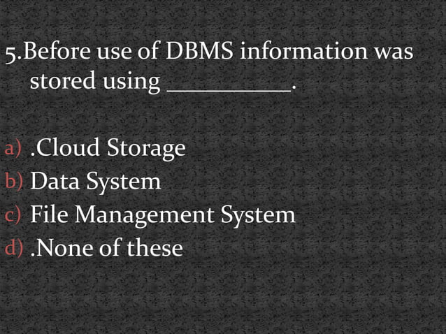 Dbms And Rdbms Ppt Pptx Databases Computer Software And Applications