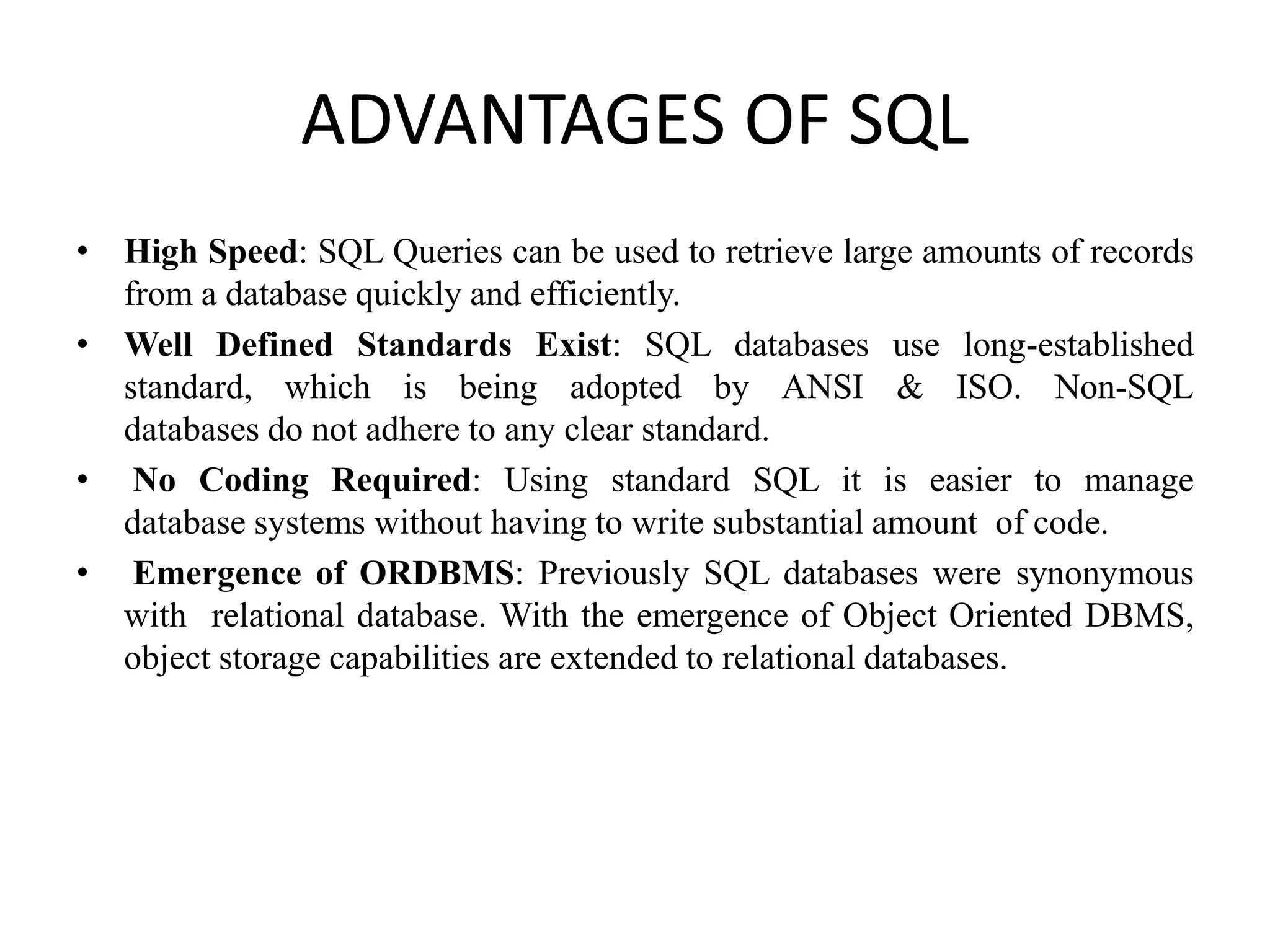Dbms and sqlpptx | PPT