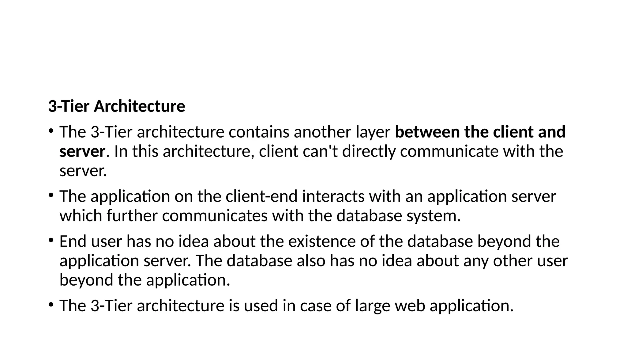 Database Management System Architecture Pptx