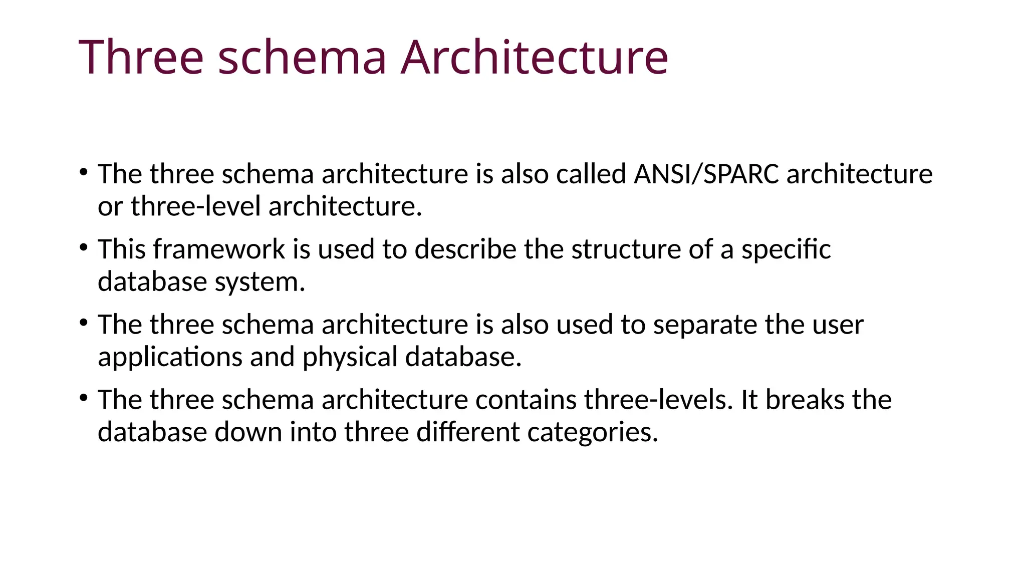 Database Management System Architecture Pptx