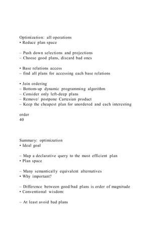 DBMS ArchitectureQuery ExecutorBuffer ManagerStora | DOCX