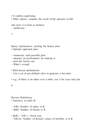 DBMS ArchitectureQuery ExecutorBuffer ManagerStora | DOCX