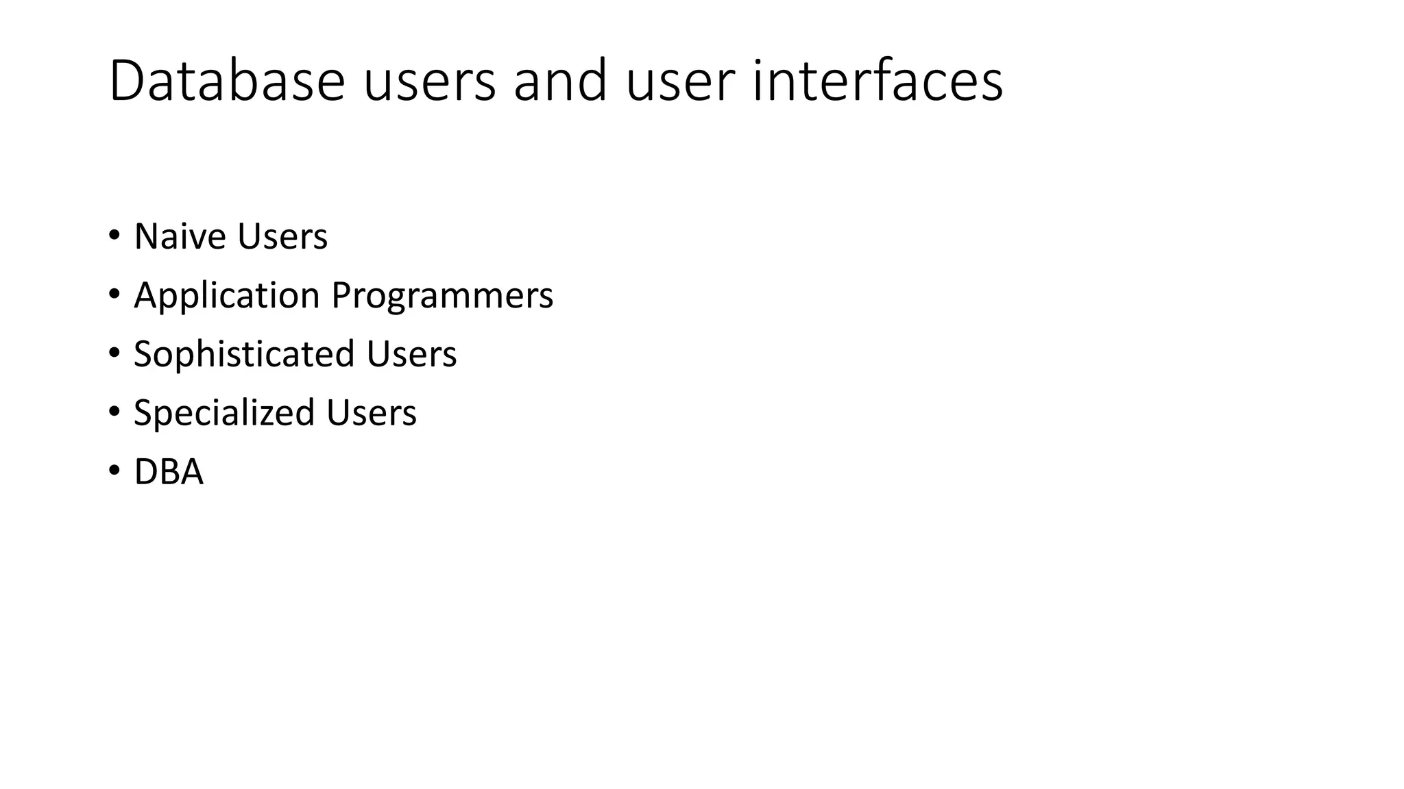DBMS architecture & system structure | PPTX