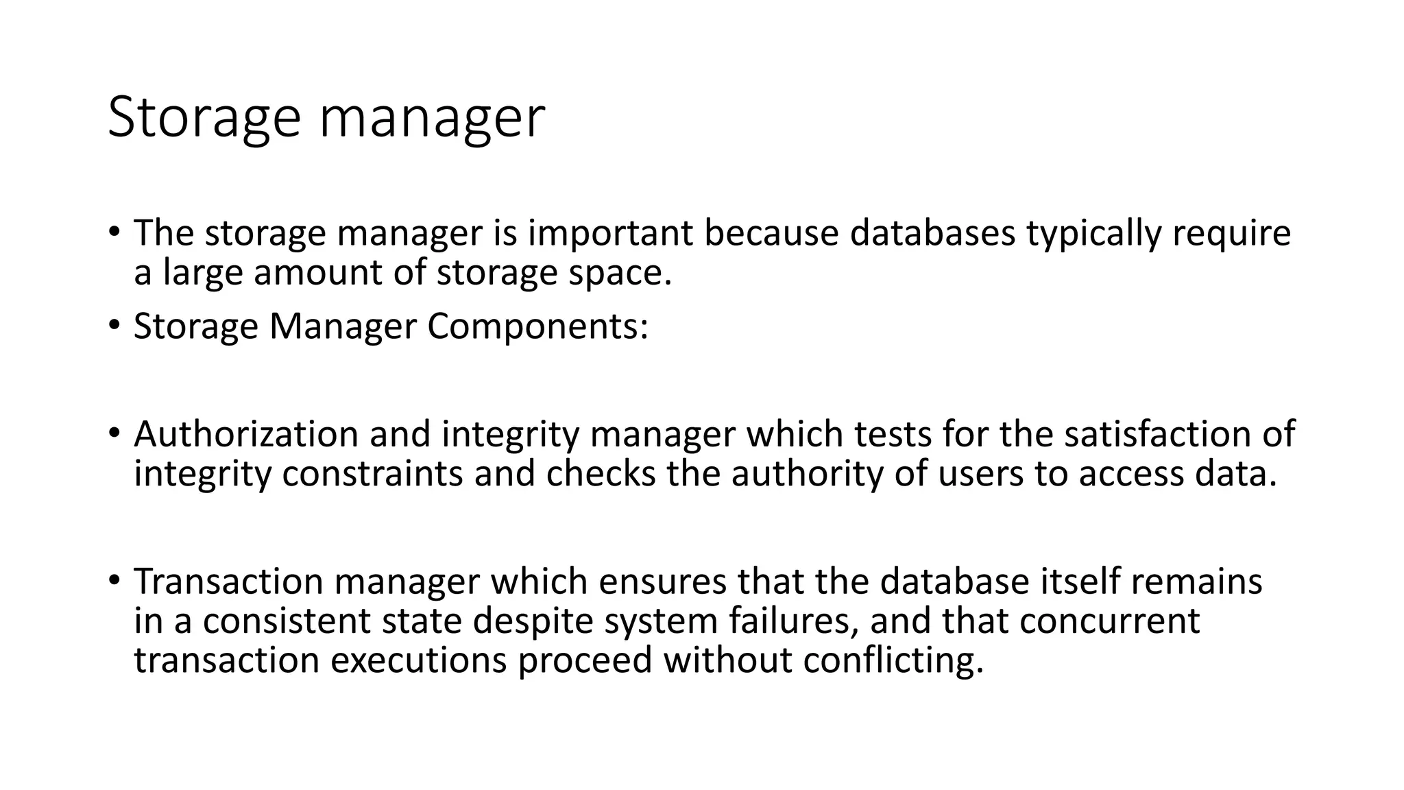 DBMS architecture & system structure | PPTX