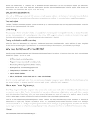 Dbms assignment help | PDF