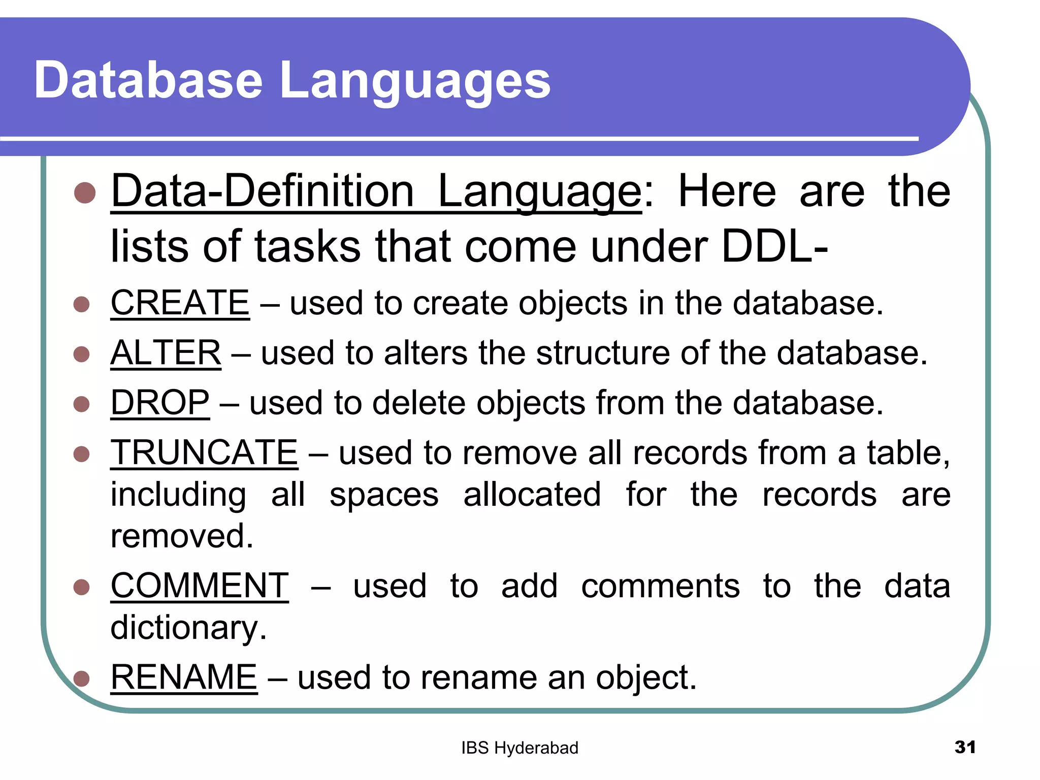 DBMS Basics | PPT
