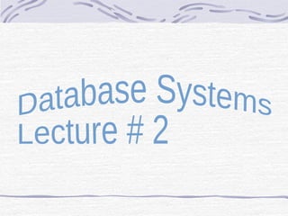 Introduction about Database Management Systems | PPT