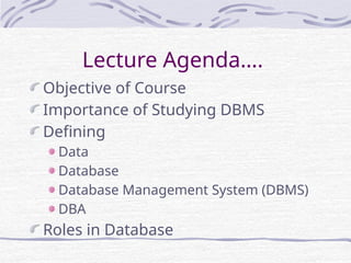 Introduction about Database Management Systems | PPT
