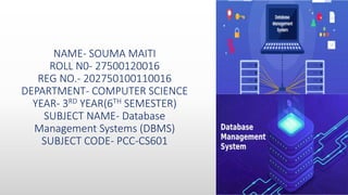 Join in SQL - Inner, Self, Outer Join | PPTX