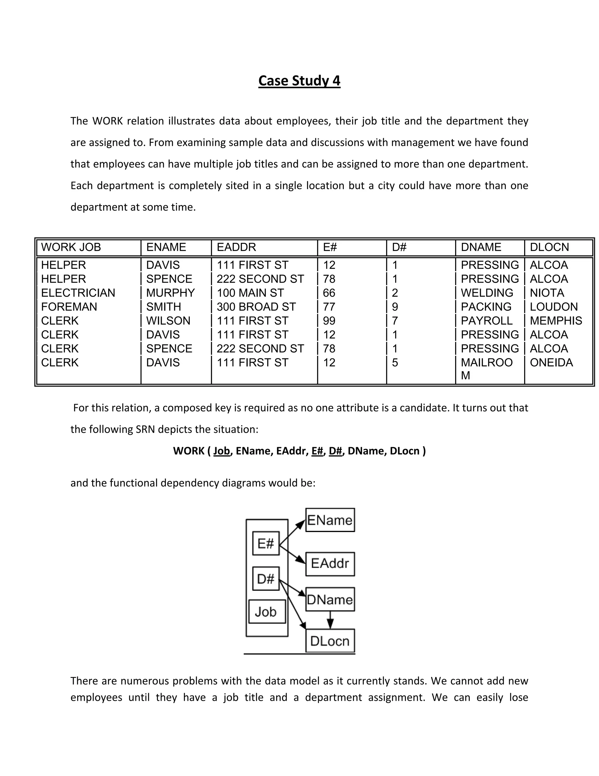 Dbms case studies_cse_iv_sem | PDF