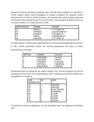 Dbms case studies_cse_iv_sem | PDF
