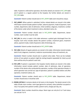 Dbms case studies_cse_iv_sem | PDF