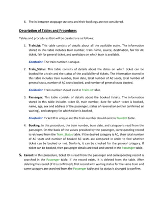 Dbms case studies_cse_iv_sem | PDF