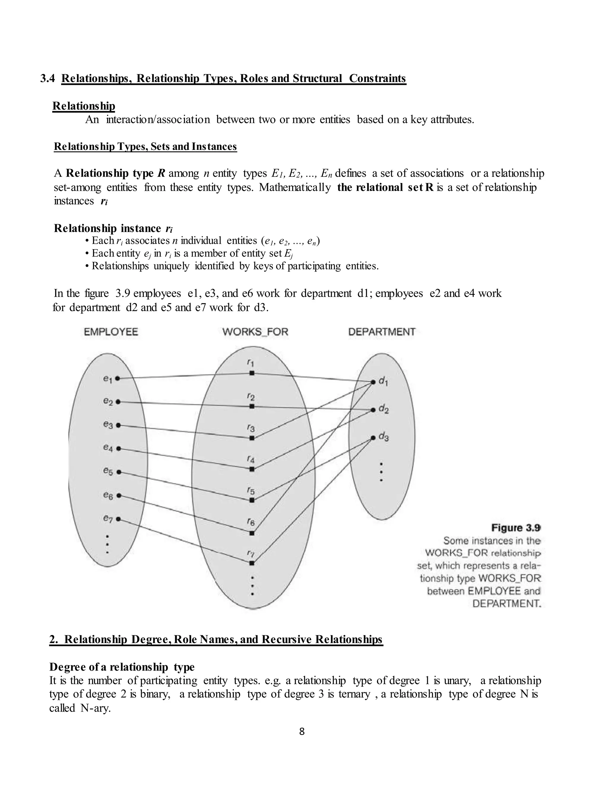 Chapter-3 Data Modeling Using the Entity-Relationship Model | DOCX