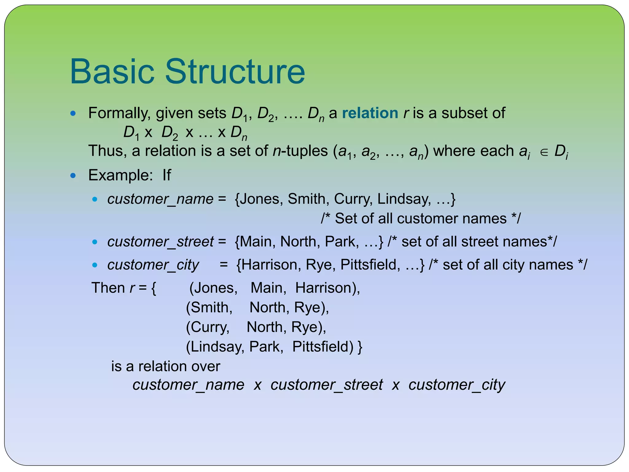 Chapter2 Relational Model Ppt 