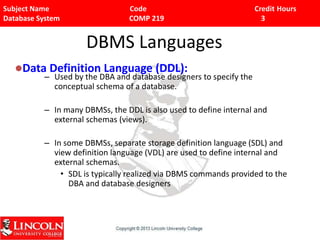 Dbms chapter ii | PPT