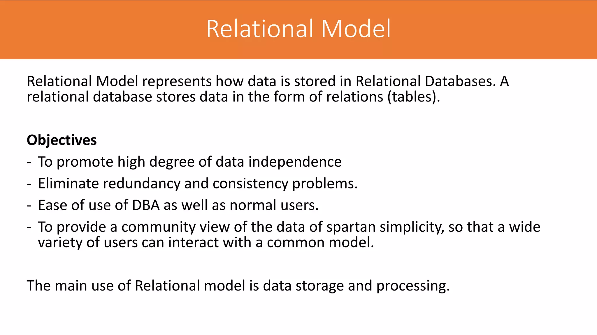 The Relational Database Model | PPTX